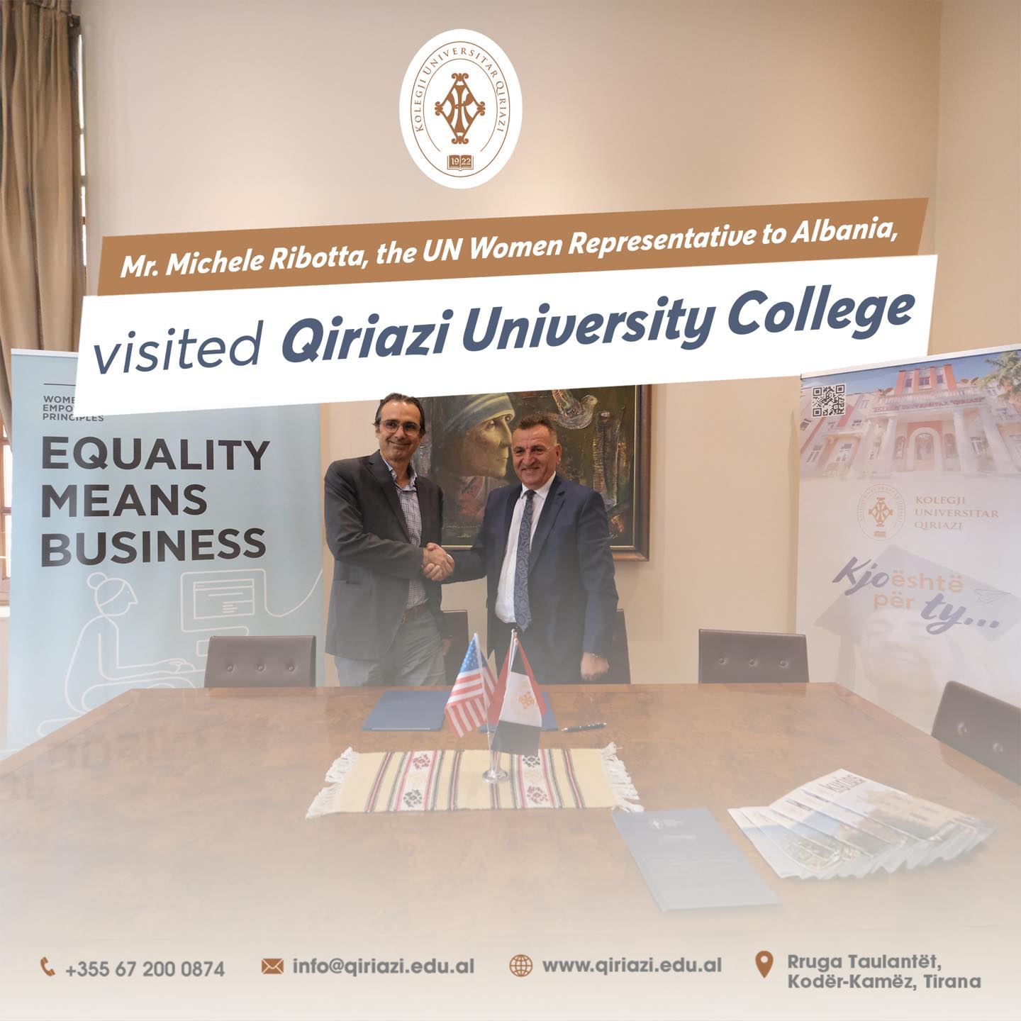 Kolegji Universitar Qiriazi | Bëhu pjesë e historisë!